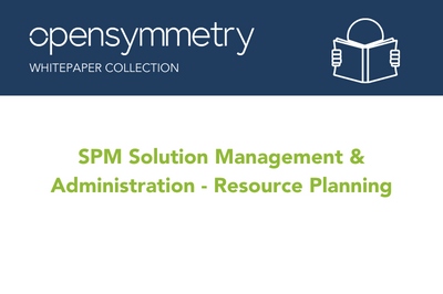 SPM Solution Management & Administration - Resource Planning | OS